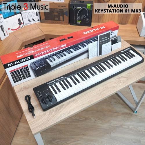 Jual M-Audio Keystation 61 MK3 Keyboard USB MIDI Controller - Kota Bandung - Triple3music ...