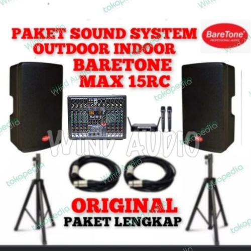 Jual PAKET SOUND SYSTEM OUTDOOR INDOOR BARETONE MAX 15RC ORIGINAL 15 ...