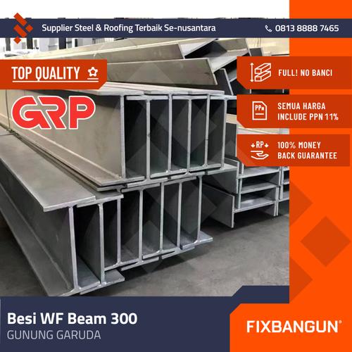 Jual Besi WF Beam / IWF / Wide Flange 300x150 Pj. 6m / 12m GG SNI ...