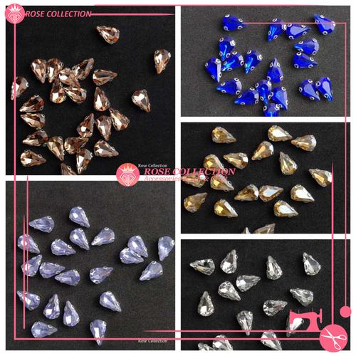 Jual Diamond Permata Cangkang Kristal Tetes Grade A Ukuran 8*13 Isi ...
