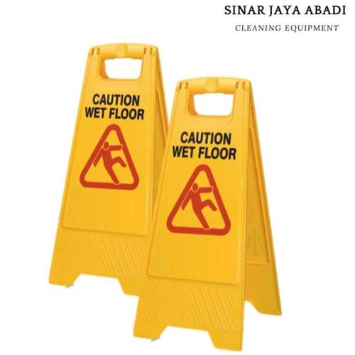 Jual Wet Floor Sign Tanda Lantai Basah Caution Wet Floor / Awas Licin ...