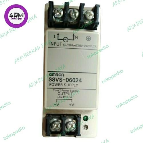Jual OMRON Power Supply S8VS-06024 input 220VAC output 24VDC 2.5A - Kota Bekasi - ARM BERKAH ...