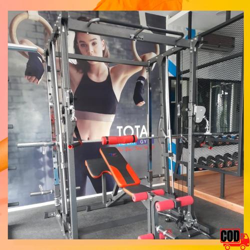 Jual Power rack total smith multi alat fitness smith machine ORIGINAL ...
