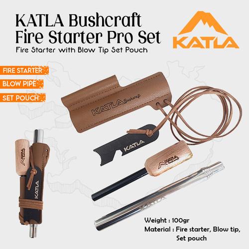 Jual KATLA BUSHCRAFT FIRE STARTER PRO SET Pembuat Api Survival Outdoor ...