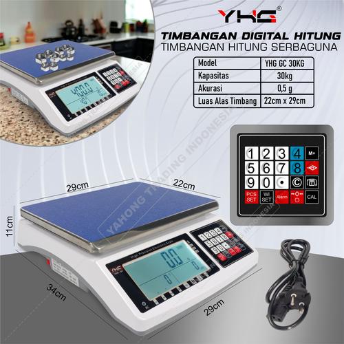 Jual Timbangan Digital Counting Scale Timbangan Hitung YHG GC 30kg 0.5g ...