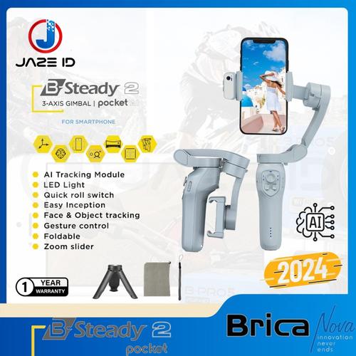 Jual Brica B Steady 2 Pocket AI 2024 3 Axis Holder Smartphone HP Gimbal - 2024 AI - Kota ...