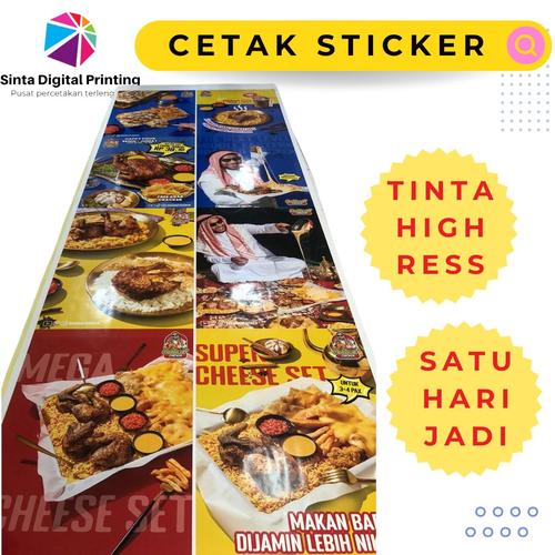Jual Cetak Sticker China Custom + Cutting Permeter / Print Stiker ...