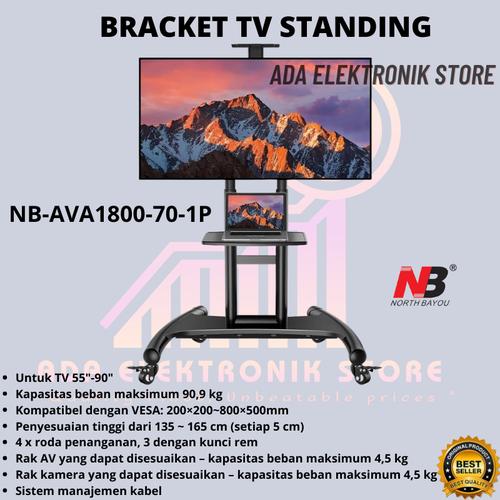 Jual BRACKET STANDING TV NB AVA 1800 STAND TV 90 85 80 75 70 65 55 INCH ...