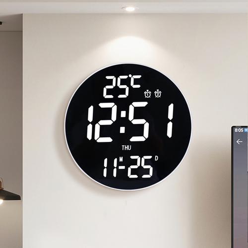 Jual Jam Digital LED Besar 11.3 inci Jam Dinding Dapat Remote kontrol ...