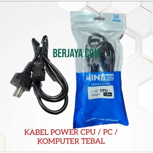 Jual KABEL POWER PC / MONITOR / CPU / KOMPUTER TEBAL HIGH QUALITY 1.5M ...