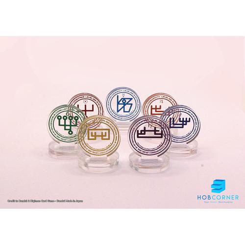 Jual Digimon Collectable Memory Marker - 7 Demon Lord Crest - Jakarta ...