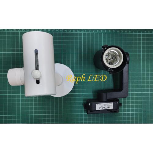 Jual Kap Lampu Tracklight Plafon Spotlight Rell Fitting E27 - Track Hitam - Jakarta Pusat - Raph ...