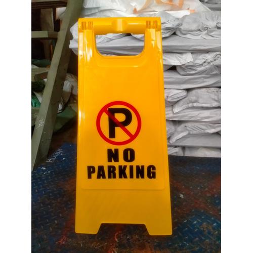 Jual Rambu DILARANG PARKIR Plang No parking Caution Parkir Portable ...