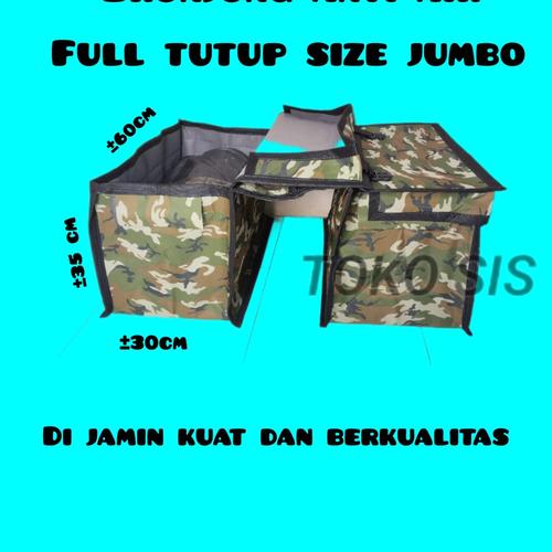 Jual tas Bronjong tas barang tas motor tas obrok army anti air size ...