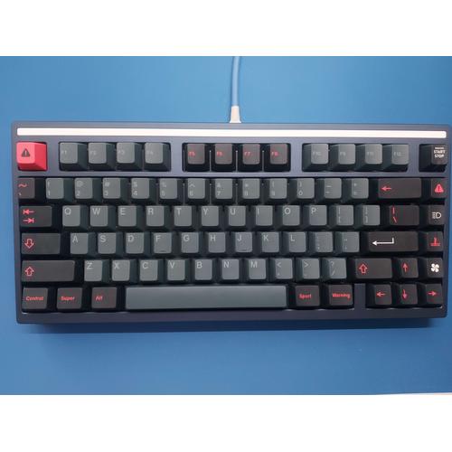 Jual Mode Sonnet Custom Mechanical Keyboard 75% Navy Top Grey Bottom ...