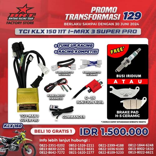 Jual TCI BRT IMAX 3 SUPER PRO KLX DTRACKER 150 CDI I-MAX - Kab. Bogor ...