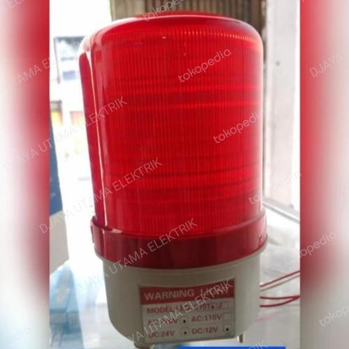 Jual Warning Light / Rotary Light LED LTE-5101 4" 220V,24V - Merah ...