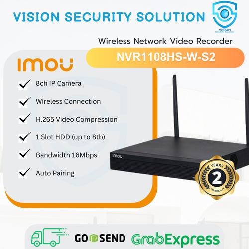 Jual NVR IP Imou 8ch Wi-Fi NVR1108HS-W-S2 1 HDD H.265 Wireless Series ...