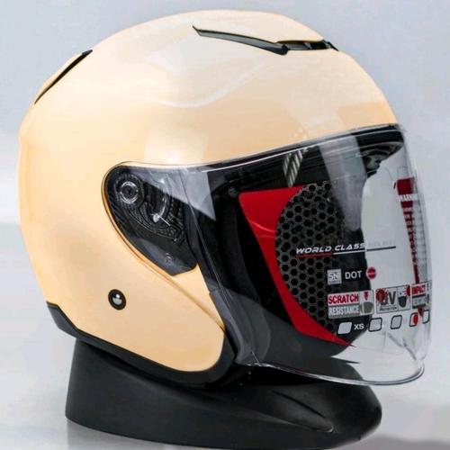 Jual helm motor retro classic half face dewasa pria wanita ps14 - Biru ...