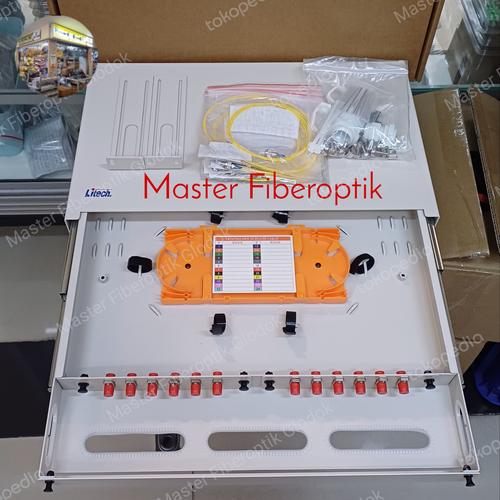 Jual LITECH ODF / OTB RACK 12 CORE FC SINGLEMODE LENGKAP PIGTAIL ...