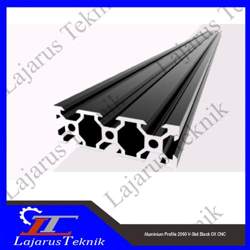 Jual Aluminium Profile 2060 V-Slot Black OX CNC - Per 600 CM - Kota ...
