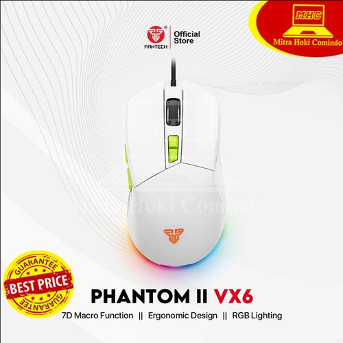 Jual Mouse Gaming Fantech Phantom II VX6 - Hitam - Kota Medan ...