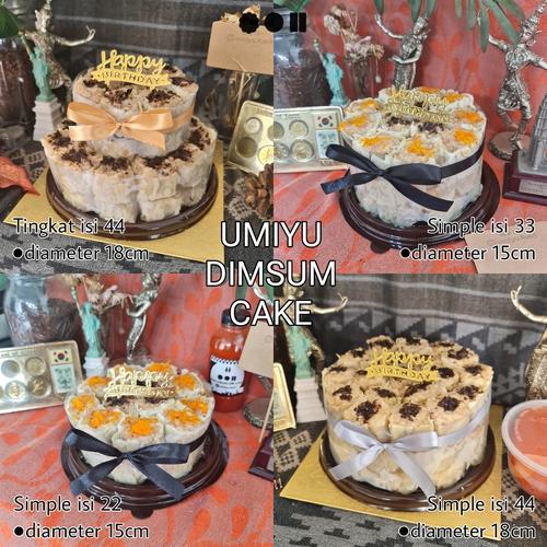 Jual dimsum cake / cake siomay ayam / kue ulang tahun ultah / birthday ...