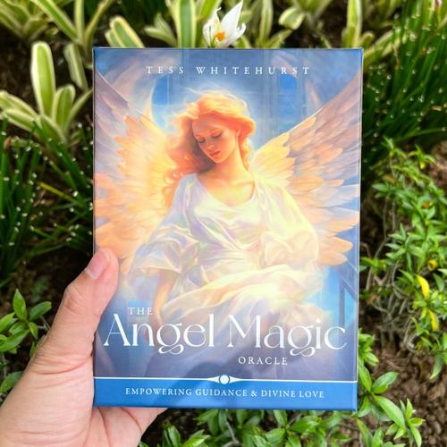 Jual The Angel Magic Oracle by Tess Whitehurst | Blue Angel Oracle Deck ...