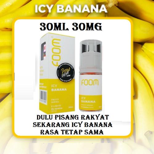 Jual Foom Icy Banana Ex Pisang Rakyat Salt Nic 30ML 30MG Foom Lab ...