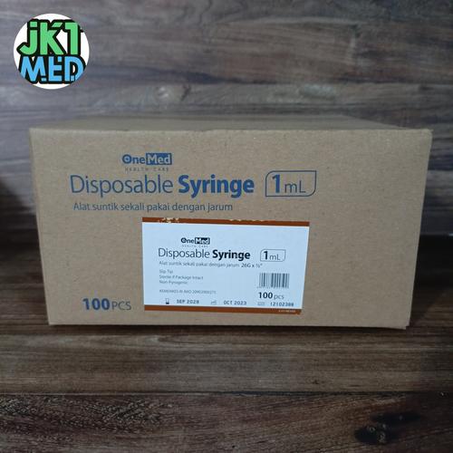 Jual Disposable Syringe 1 ml Cc ONEMED Spuit Spet Suntikan - - Jakarta ...