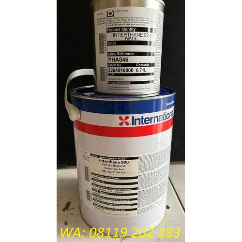 Jual Interthane 990 Halliburton red PHX50A gloss 5L International Paint ...