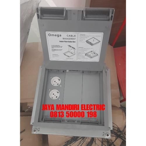 Jual Omega under floor socket outlet stop kontak lantai omega 2 stop ...
