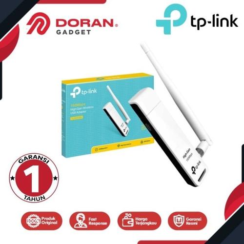 Jual TP Link TL-WN722N 150Mbps High Gain WiFi Wireless USB Adapter ...