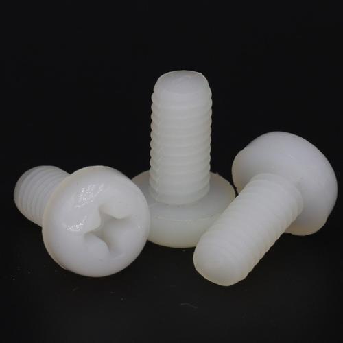 Jual Baut Nilon M3x12 Putih Round Head Screw Bolt JP Plastik Nylon 12mm ...