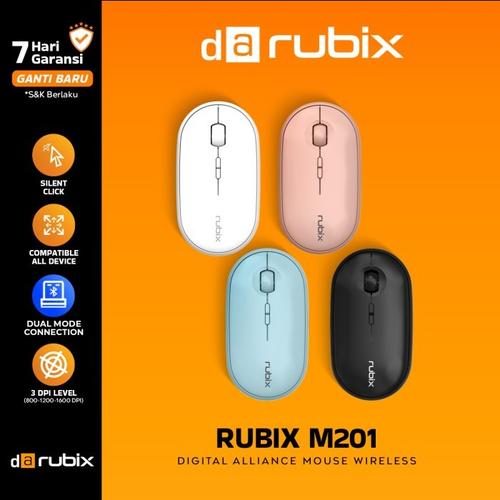 Jual Digital Alliance Rubix M201 Silent Click Wireless Bluetooth Mouse ...