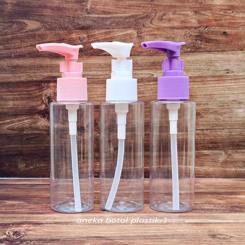 Jual Botol Pump 100ml Clear Pump Clip Lock Plastik 100 Ml Rf Pump ...