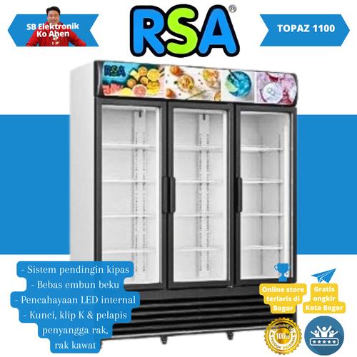 Jual Showcase RSA 3 Pintu TOPAZ 1100 Kapasitas 1065 Liter - Kota Bogor ...