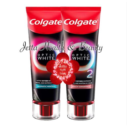 Jual Colgate Optic White O2 Active Oxygen Whitening Aromatic Menthol ...