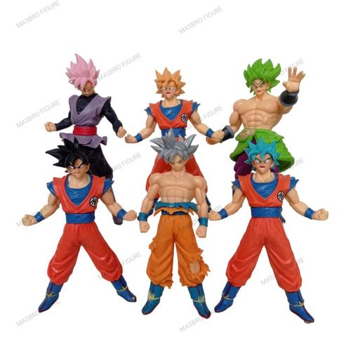 Jual Action Figure Dragon Ball Vegeta Broly Son Goku Gogeta Set Isi 6 ...