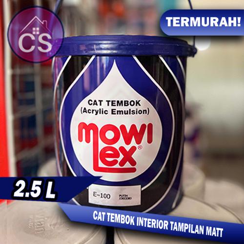 Jual Cat Tembok MOWILEX EMULSION White Putih E100 (2.5 liter) - E100 - Jakarta Utara ...