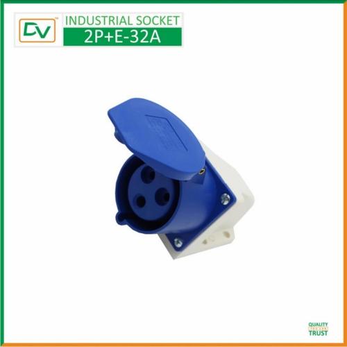 Jual INDUSTRIAL SOCKET 2P+E 32A / 3PIN 32A / DIS-2P+E-32A - Jakarta ...