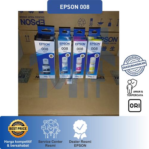 Promo Tinta Botol Epson T008 008 L15150 L15160 Pigment Ink Original ...