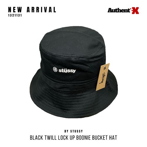 Jual STUSSY TWILL LOCK UP BOONIE HAT - BLACK - Kota Malang - Authentx ...