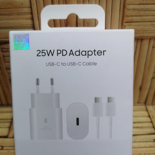 Jual Charger Galaxy A55 5G 25W USB C Super Fast Charging Original ...