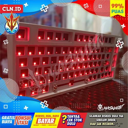 Jual Vortexseries gt 8 mechanical gaming keyboard wireless knob white ...