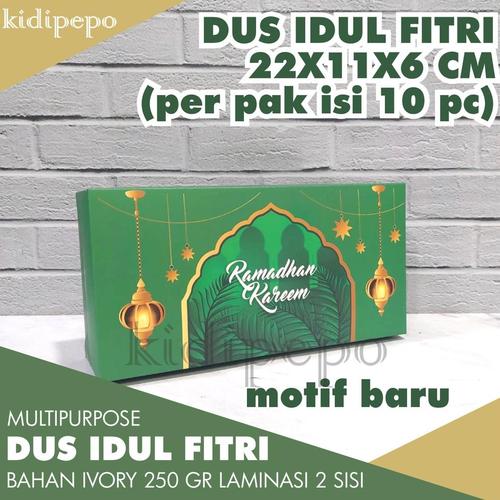 Jual DUS IDUL FITRI LEBARAN 22 x 11 x 6 CM (isi 10 pc) - KARTUN - Kab ...