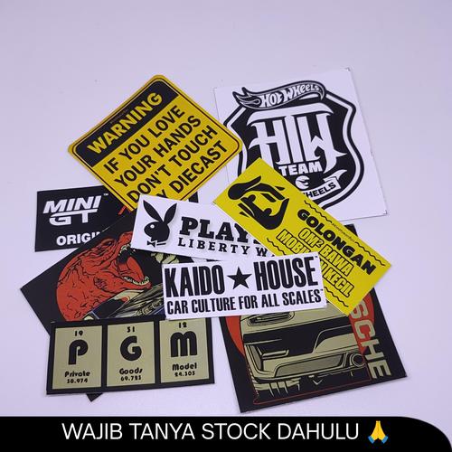 Jual STICKER JDM (LIBERTY WALK MINI GT INNO64 RWB DLL) HD QUALITY ...
