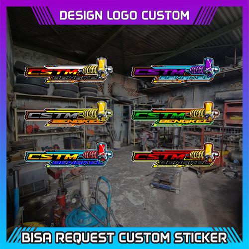 Jual SET CUSTOM STIKER STICKER BENGKEL CUSTOM STIKER CUTT PRINT - 5 ...