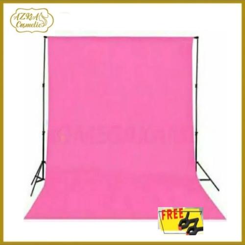 Jual Kain background pink polos 2.5x3m Background backdrop foto studio ...