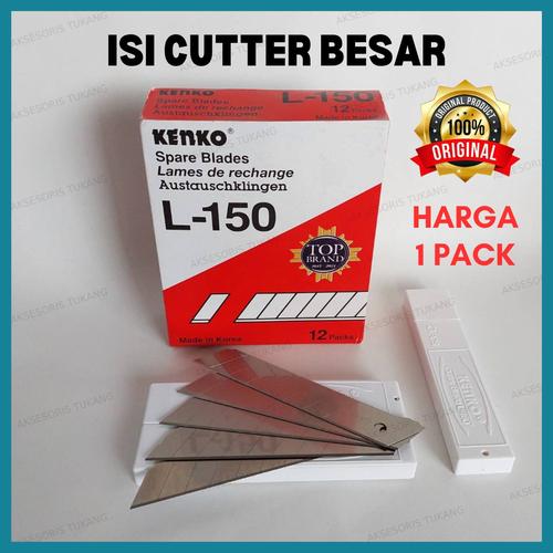 Jual Isi Cutter Besar Kenko L150 / Refill Mata Pisau Cutter Kenko ...